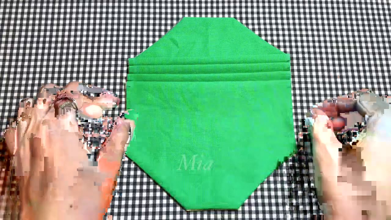 DIY Breathable pleated mask at home | How to make an easy pattern ...