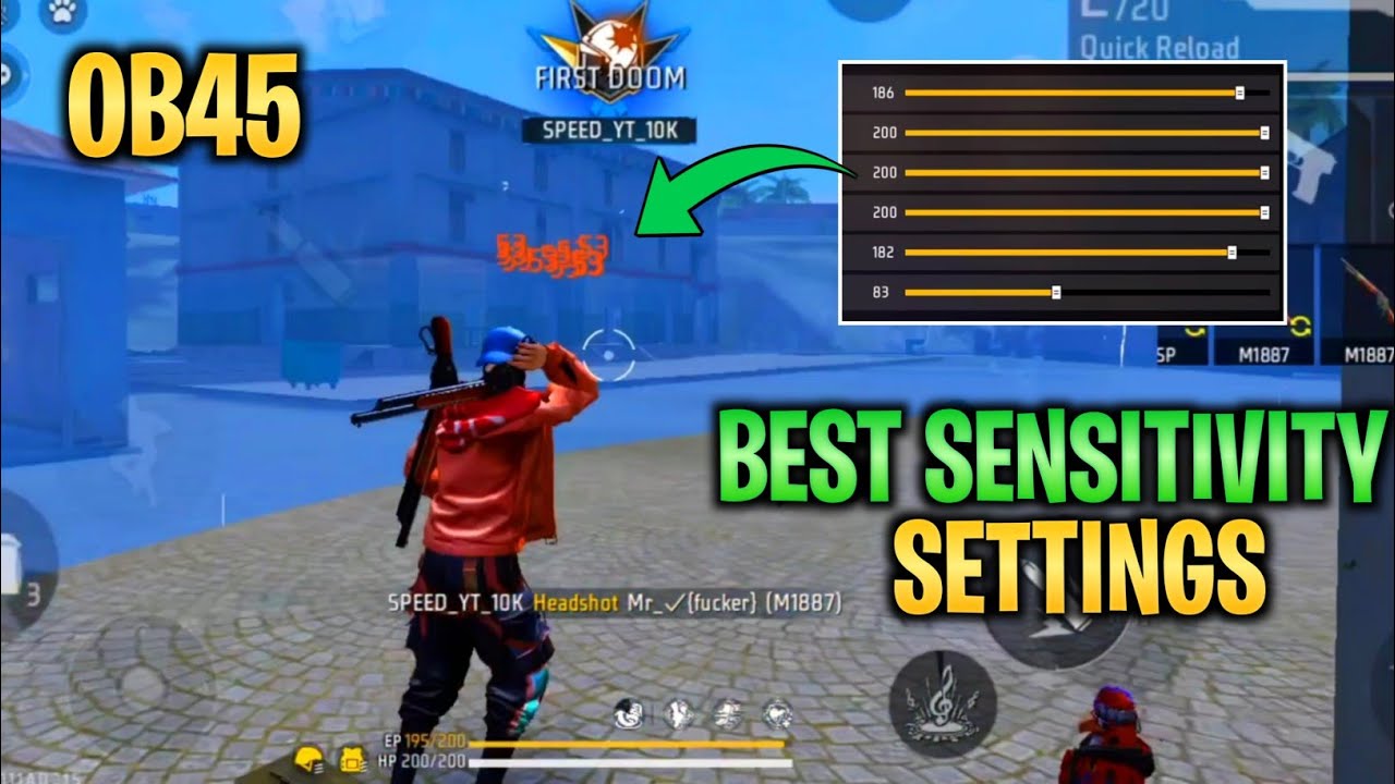 OB 45 AFTER UPDATE BEST FREE FIRE SENSITIVITY SETTINGS 🔥| FREE FIRE ...