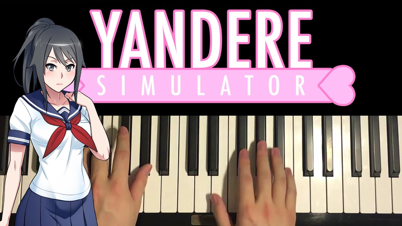 How To Play - Yandere Simulator - Schoolday (Piano Tutorial Lesson ...