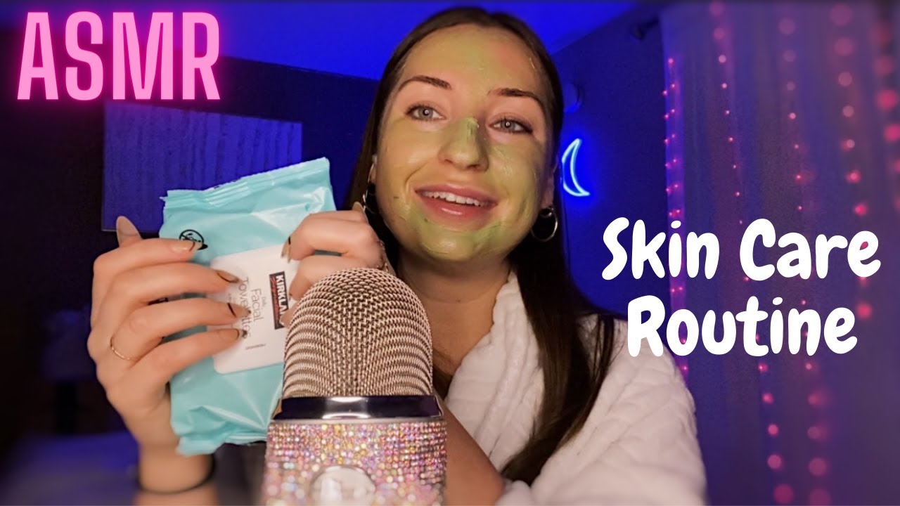 ASMR| Night Time Skin Care Routine - YouTube