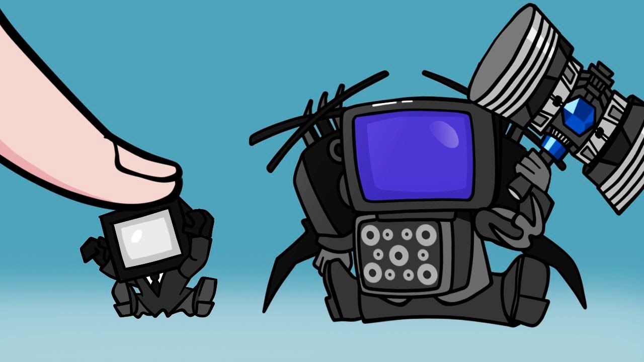 카와이 스키비디 토일렛 애니메이션 7 | Anime Chibi skibidi toilet vs finger animation ...