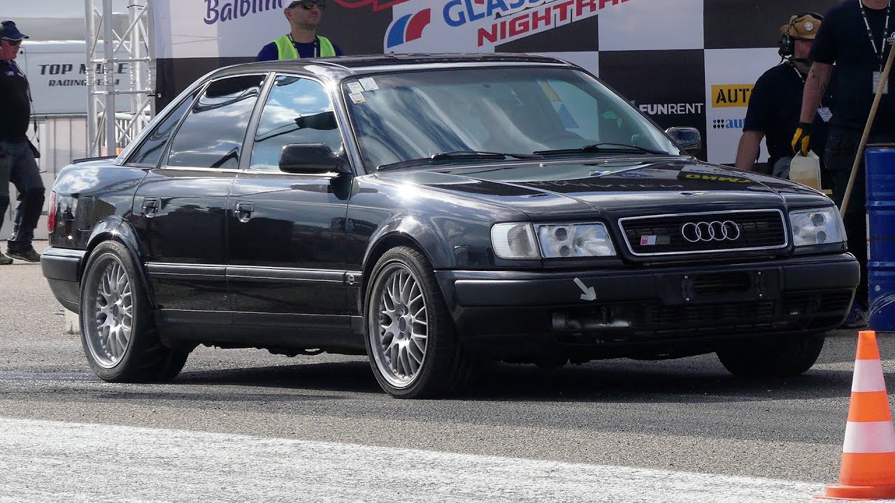 1175WHP Audi S4 C4 Quattro 4.2 40v V8 Turbo 1/4 mile - YouTube