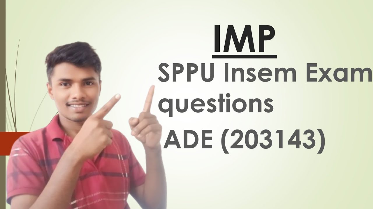 anolog and digital electronics (ADE) 203143 electrical Second year Engi ...