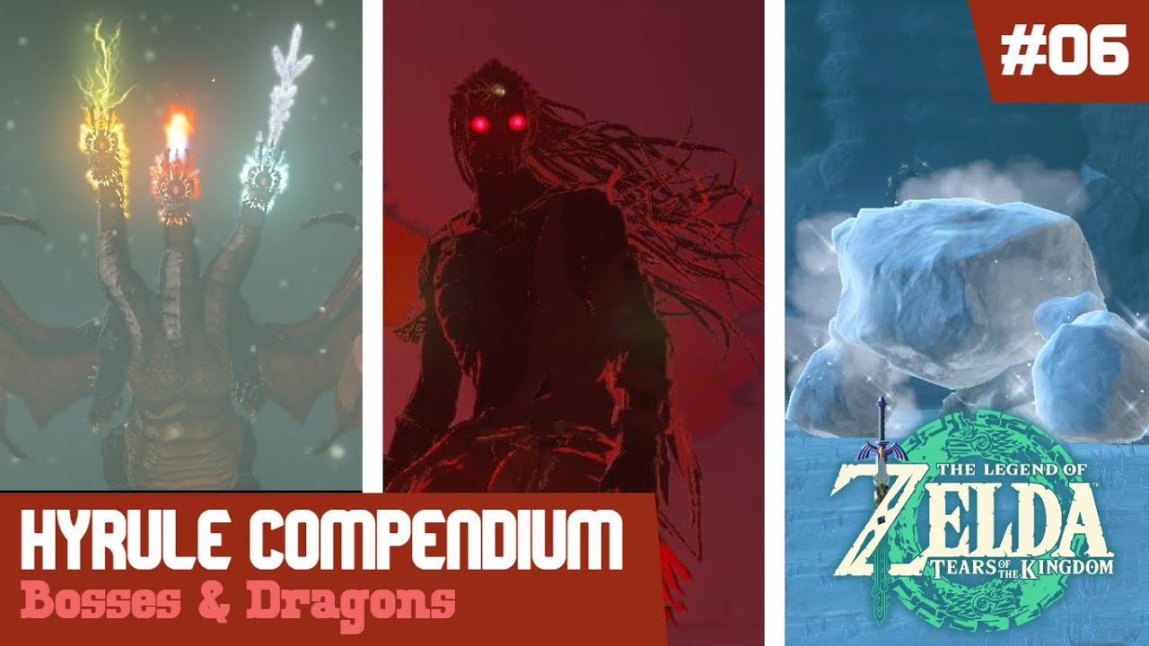 All Bosses & Dragons - Locations & Entries (Hyrule Compendium) | Zelda ...
