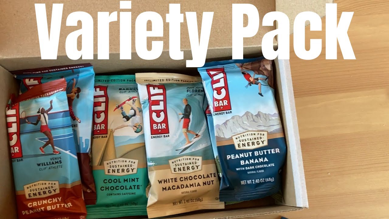 Clif Bars Variety Pack - YouTube