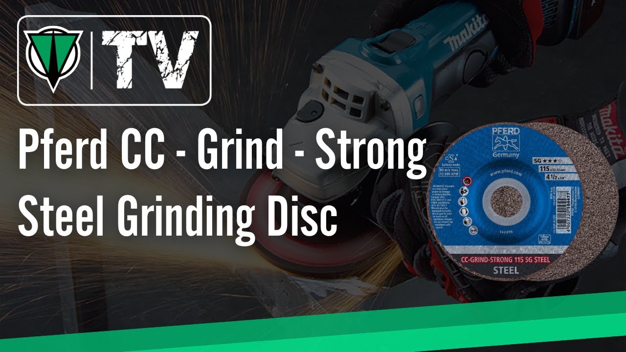 Pferd CC-Grind-Strong Steel Grinding Disc - YouTube