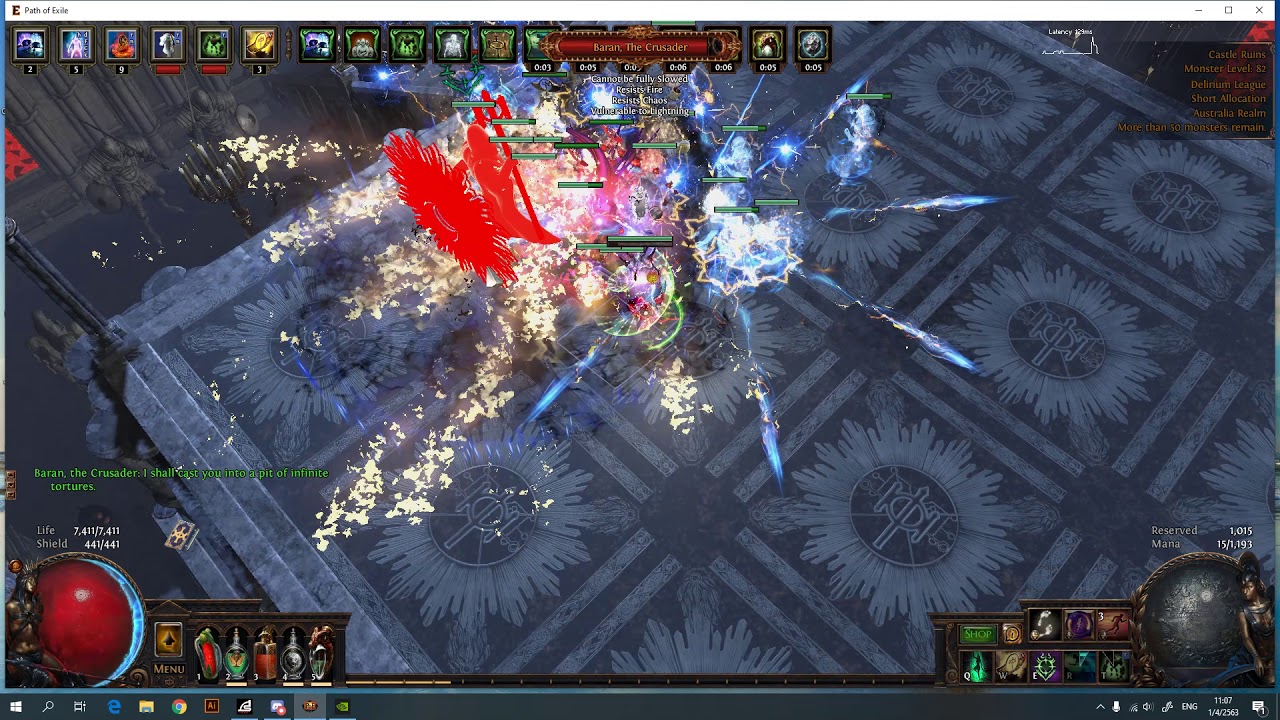 Path of Exile | T15 | Baran, the Crusader | Raisz spectre : Baranite ...