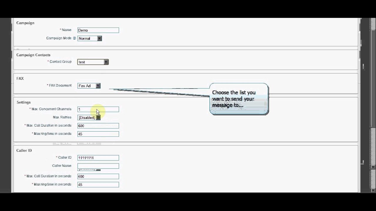 How to Start a Fax Campaign - Unlimited Voice & Fax Broadcasting - YouTube