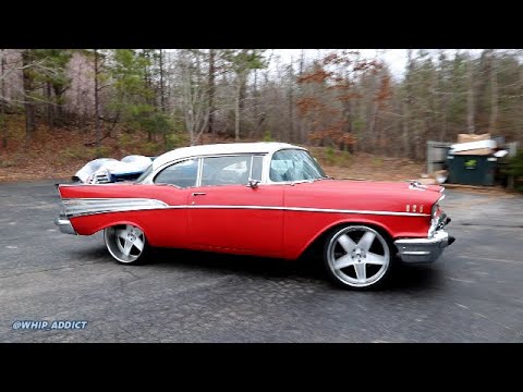 WhipAddict: Rick Ross's LS 57' Chevy Bel Air Hardtop on Big Lip ...