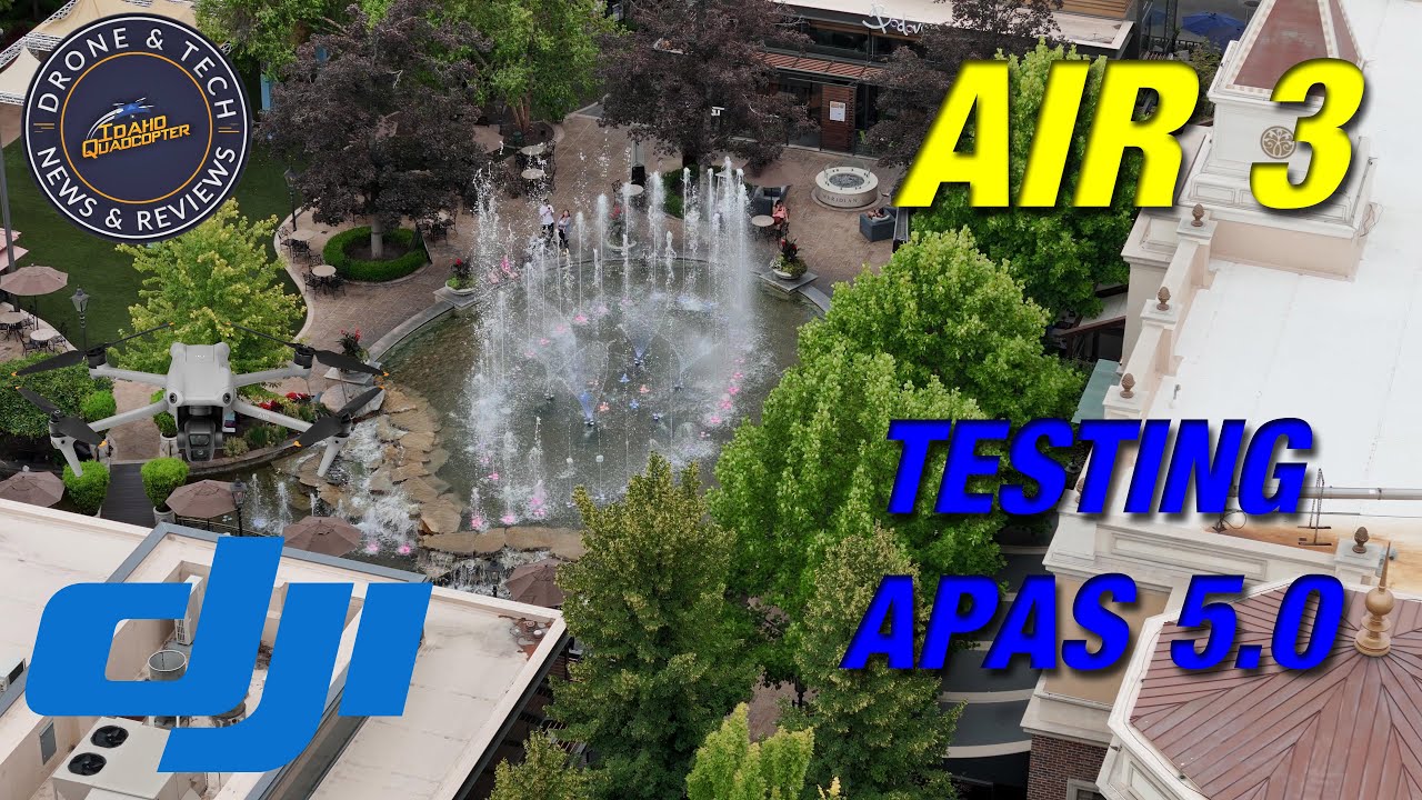 DJI Air 3 - Demonstrating APAS 5.0 and More Telephoto Shots - YouTube