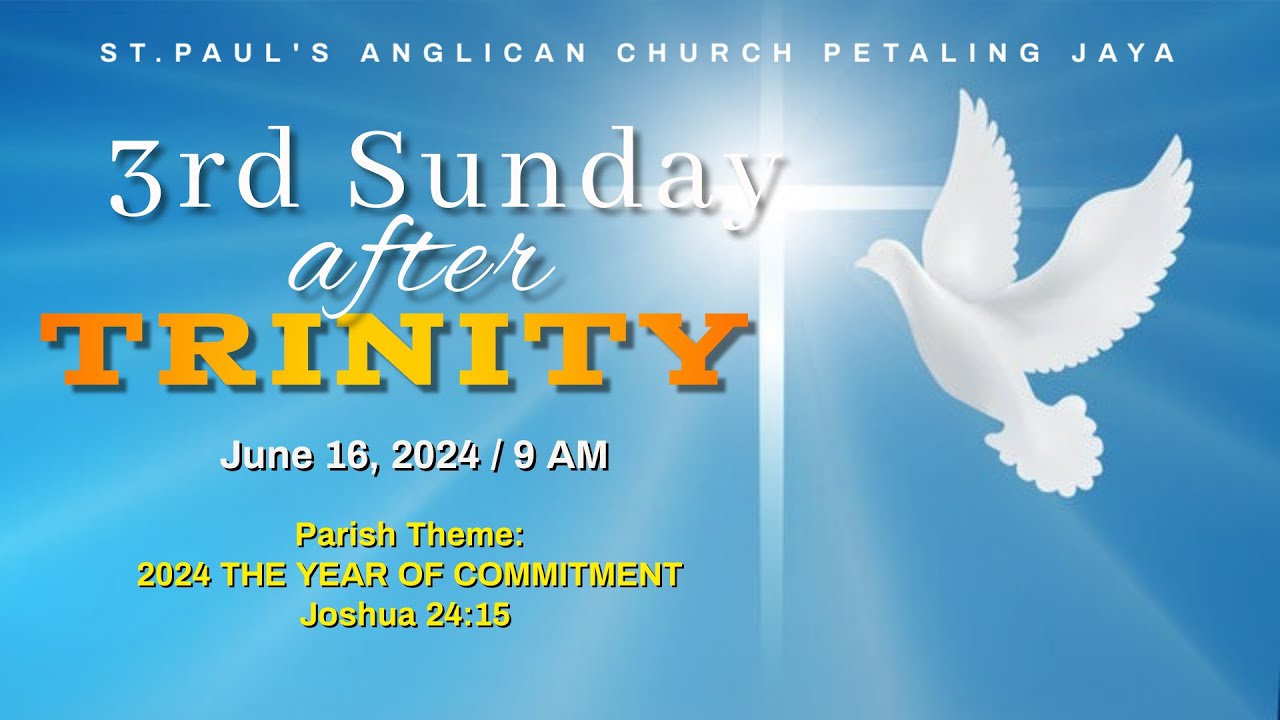 Third Sunday after Trinity (June 16, 2024) - YouTube