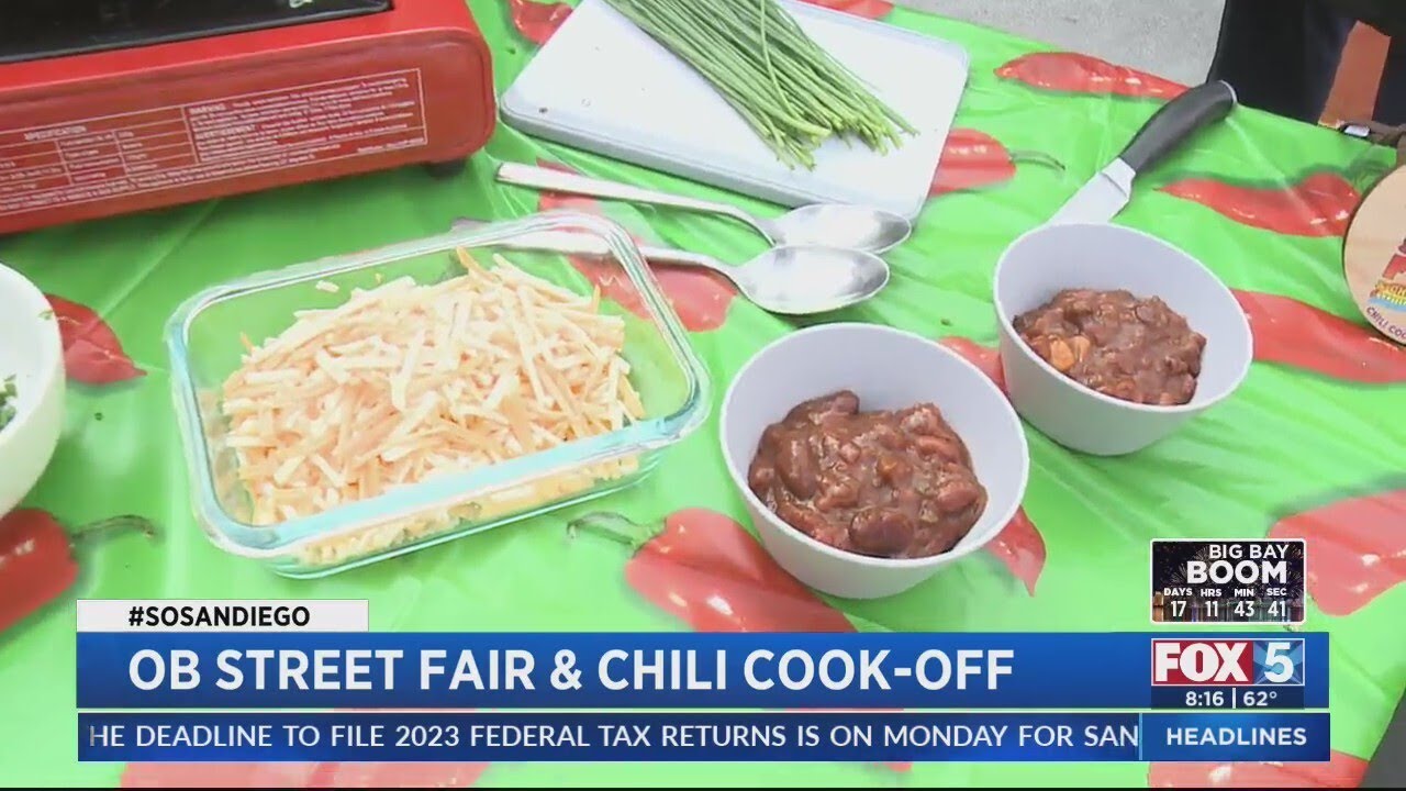 The 44th Annual OB Street Fair & Chili Cook-Off - YouTube