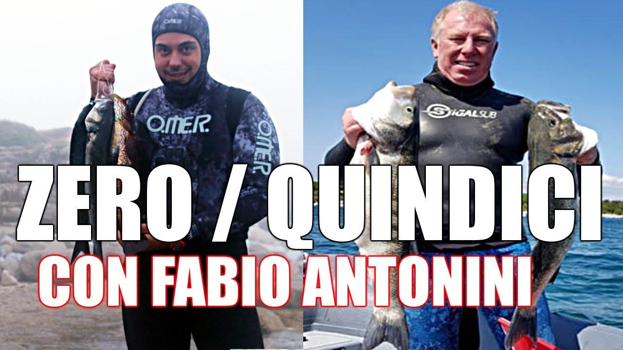 Dai 0/15 MT con Fabio Antonini - 2020 Pesca in Apnea - - YouTube