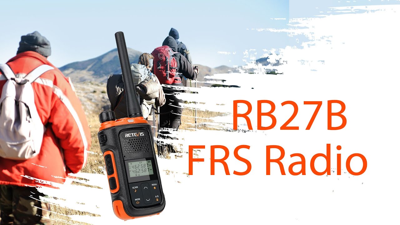 RB27B FRS Radio License-Free with Flashlight and Emergency Alert - YouTube