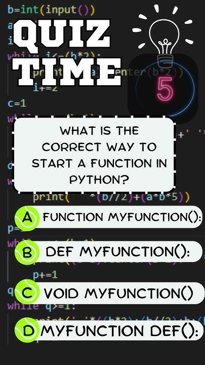 Python Basics Quiz - YouTube