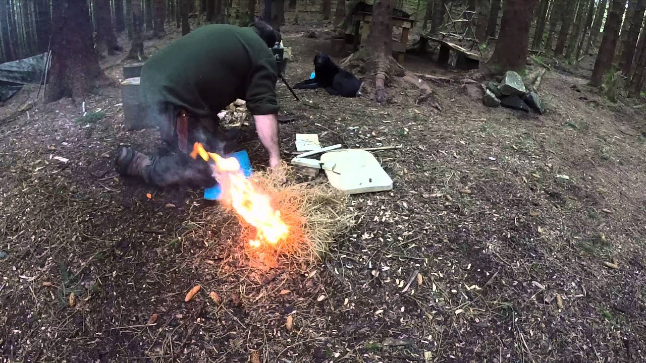 Fire Lighting by Friction - YouTube