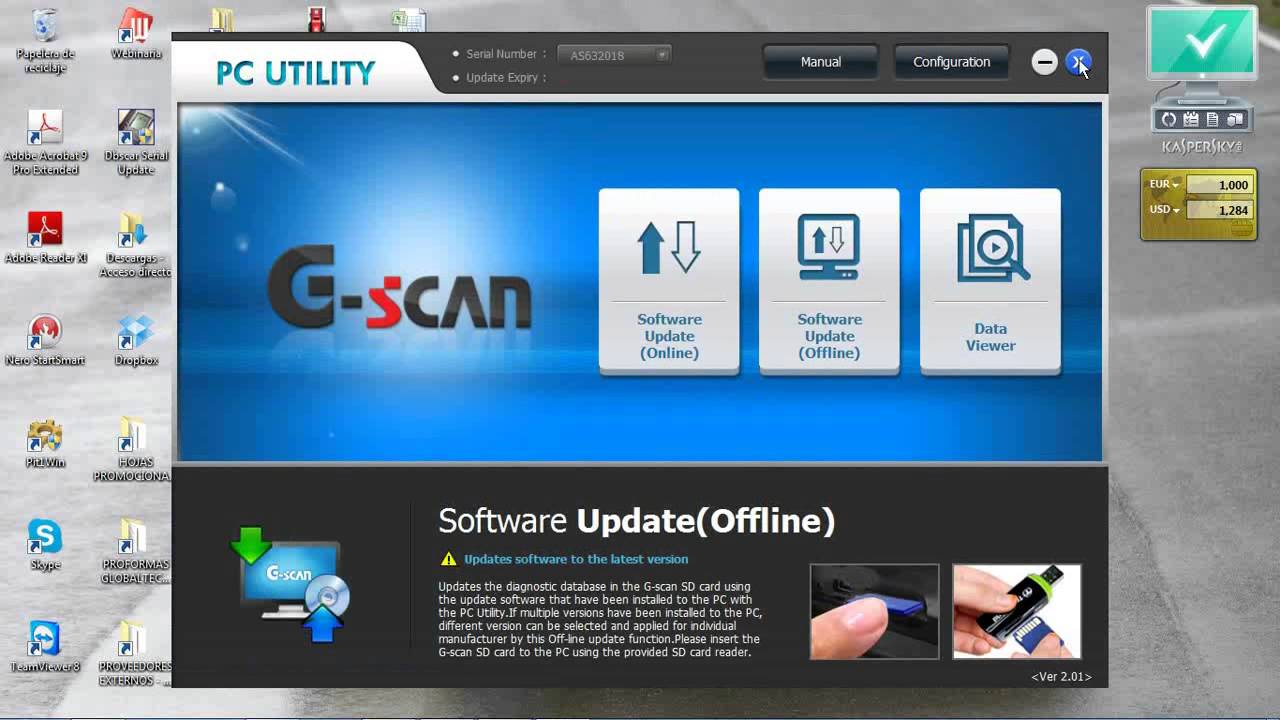 G-SCAN TUTORIAL ACTUALIZACION ONLINE 2013 GLOBALTECH ECUADOR - YouTube