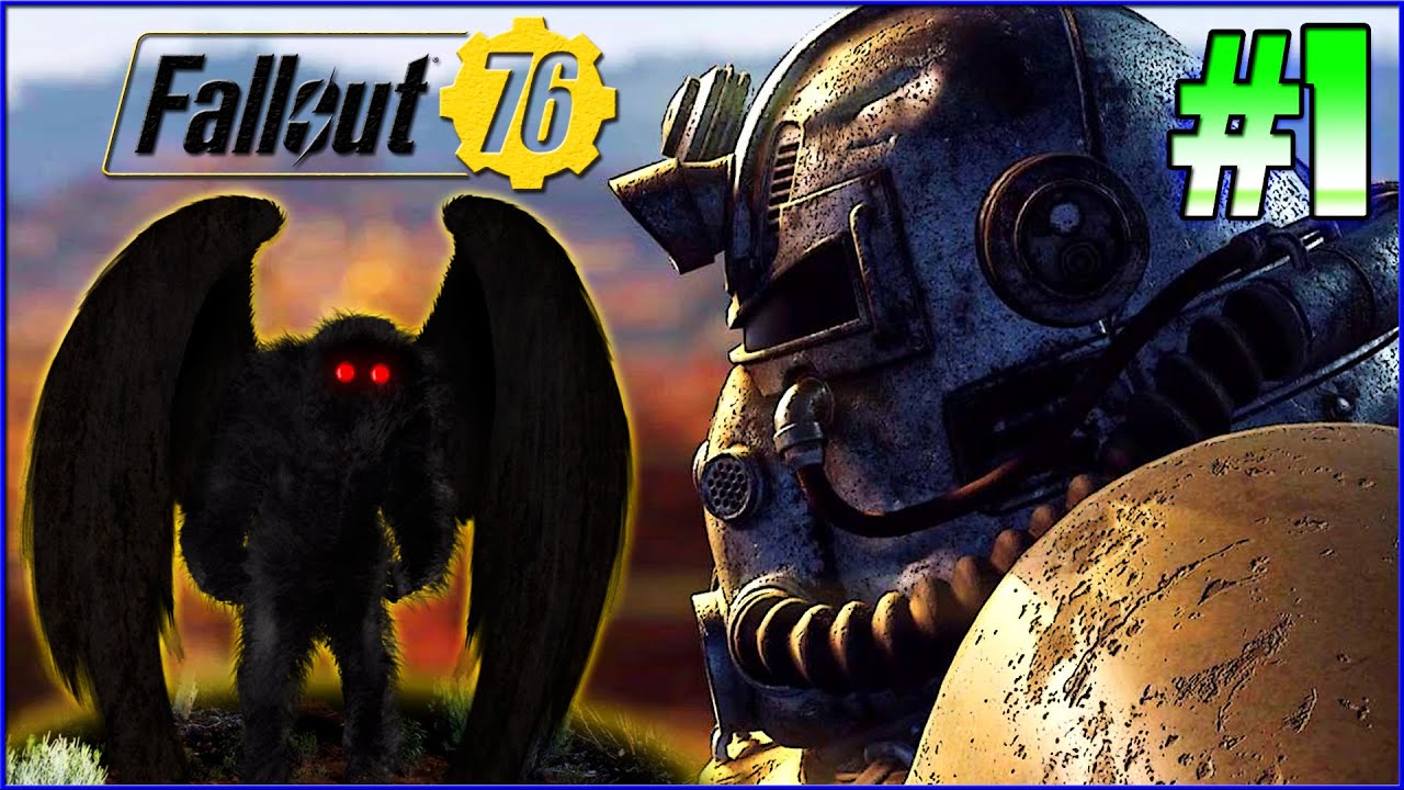 Fallout 76 Highlight Gameplay Of First Few Hours + Mothman Sighting #1 ...