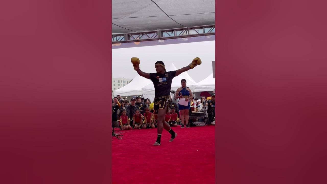 Bau Kaw was in Thai Fest By The Beach มวยไทยอาหารไทย ได้รับความนิยมจาก ...