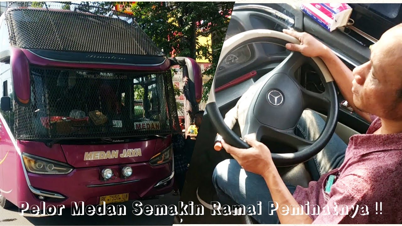 SEWANYA TOP MARKOTOP ‼ Keberangkatan Bus Medan Jaya SR2 Bertemu ALS SR3 ...