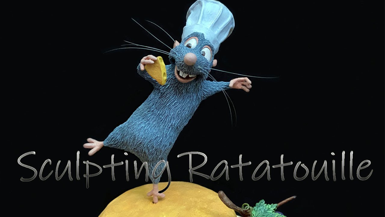 Sculpting Ratatouille - process of making Little Chef Remy. - YouTube