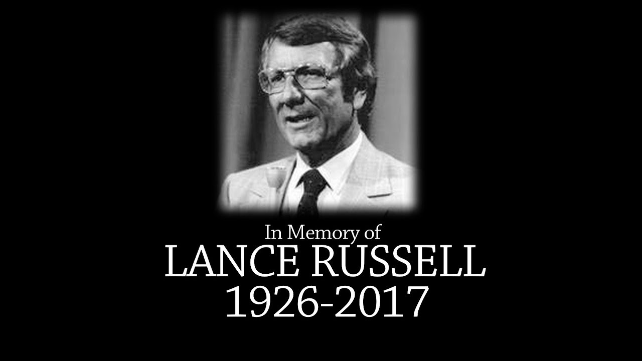 Lance Russell Tribute 1926-2017 - YouTube