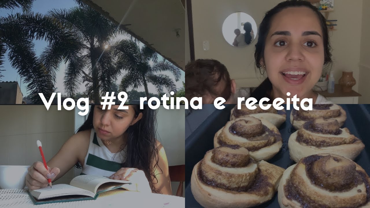 VLOG | #2 rotina, receita cinnamon roll, 3 meses Isaac - YouTube