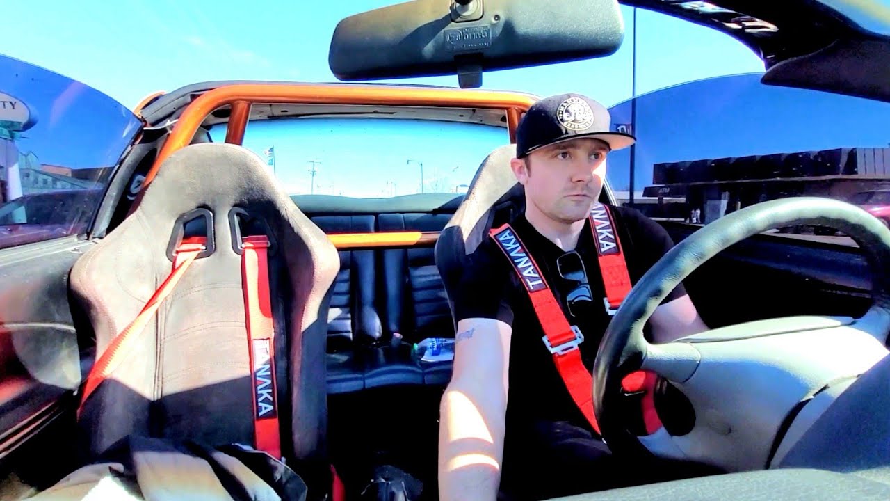 I Drove A Built Targa Top Race Car Newedge Mustang GT On The Streets ...
