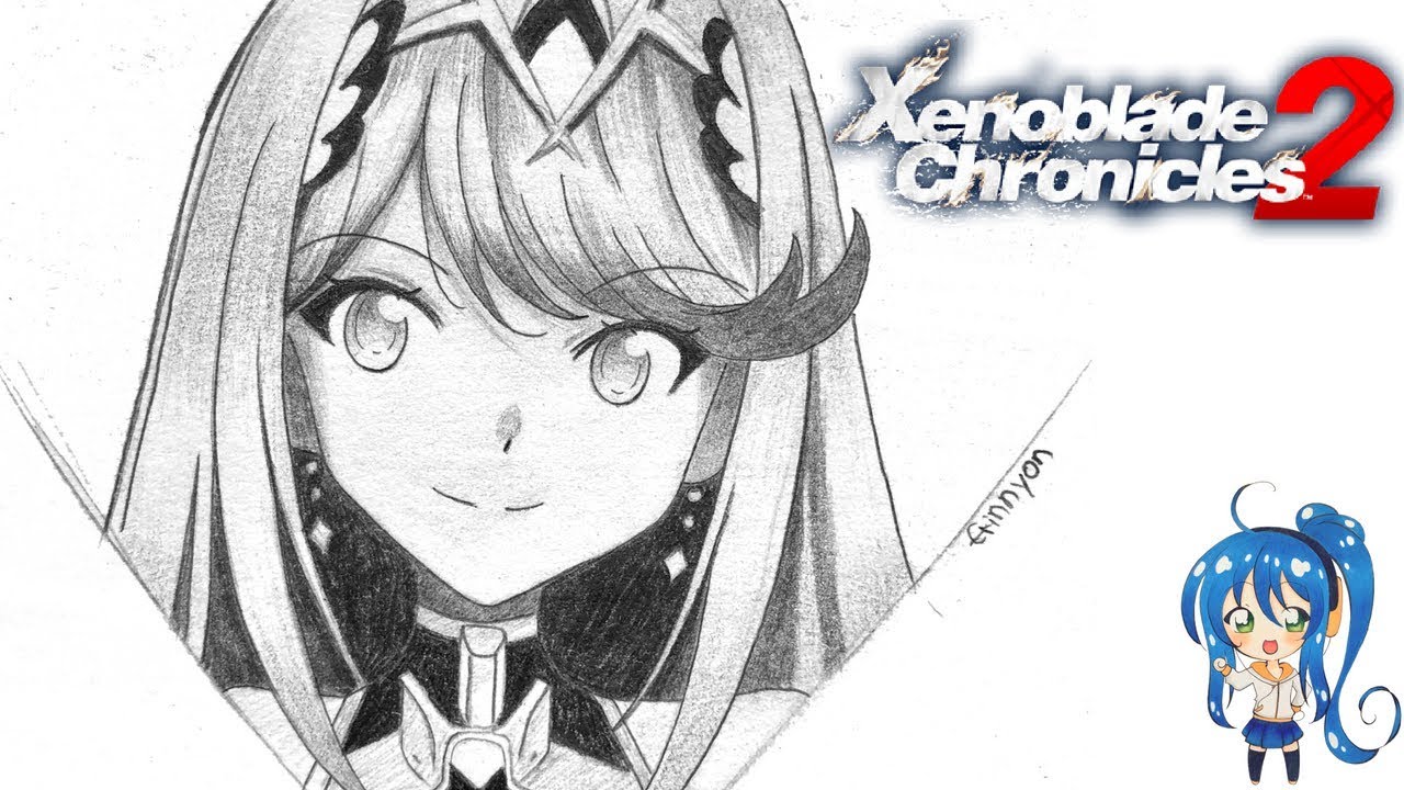 Xenoblade Chronicles - Mythra Drawing - YouTube