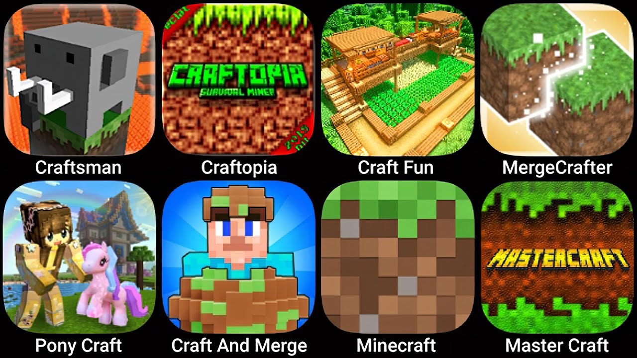 Craftsman, Craftopia, Craft Fun, MergeCrafter, Pony Craft, Craft and ...