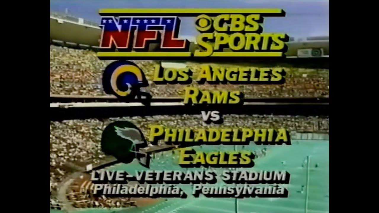 1985 Week 2 - Rams vs. Eagles - YouTube