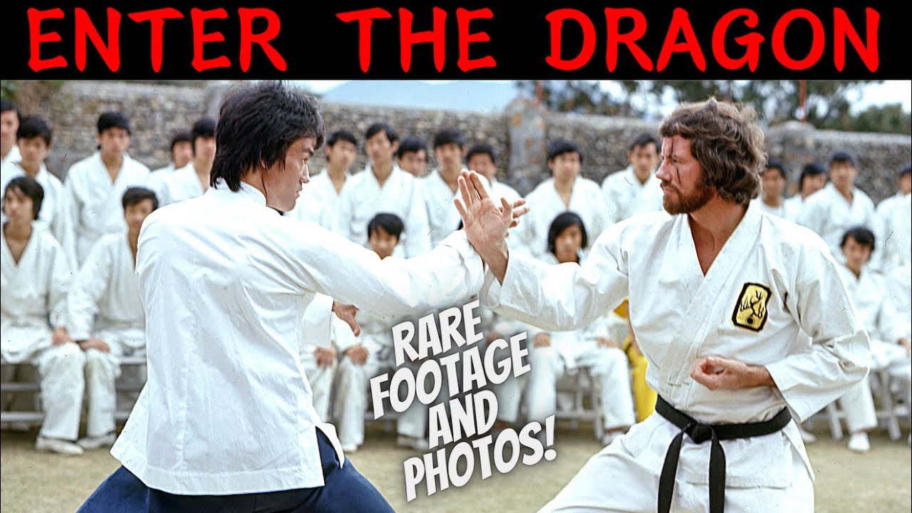 BRUCE LEE and BOB WALL behind-the-scenes in Enter the Dragon! | RARE ...
