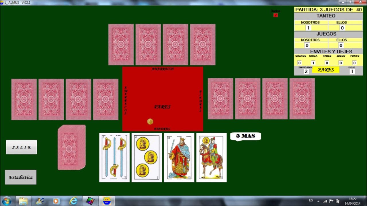 Jugar al Mus con PC - YouTube