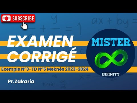 3# Correction de TD N°5 fsjes Meknès 2023-2024 Sous forme d'un examen - YouTube