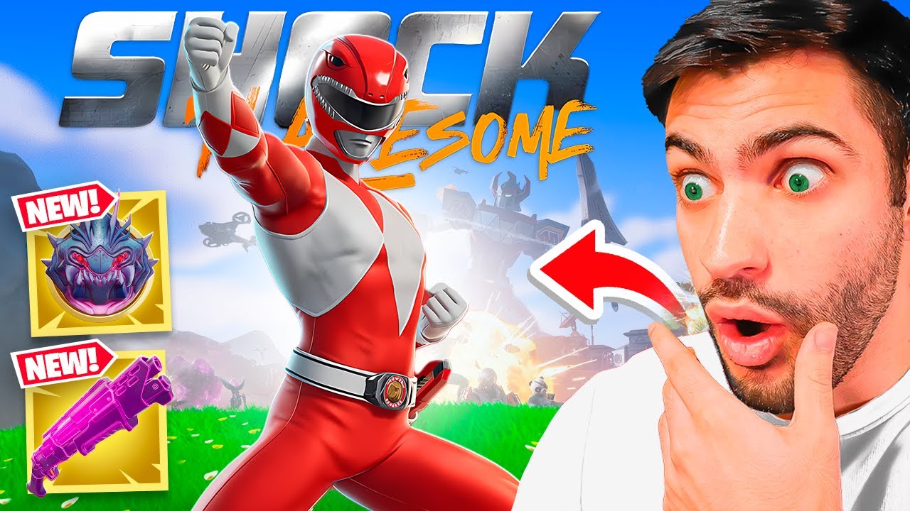🔴New Fortnite *SEASON 4* UPDATE! POWER RANGER SKINS EARLY! (Live) - YouTube