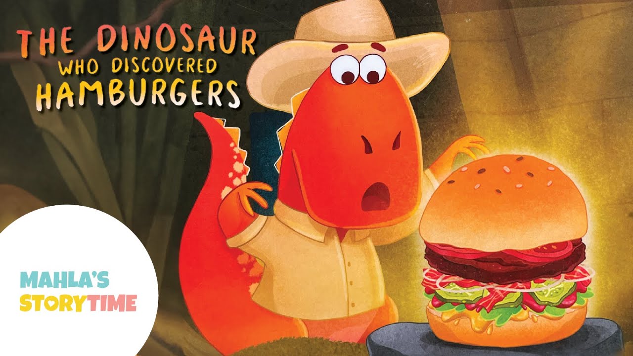 📚 THE DINOSAUR WHO DISCOVERED HAMBURGER - Kids Books Read Aloud - YouTube
