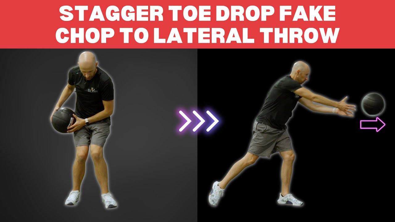 Stagger Toe Drop Fake Chop to Lateral Throw - YouTube
