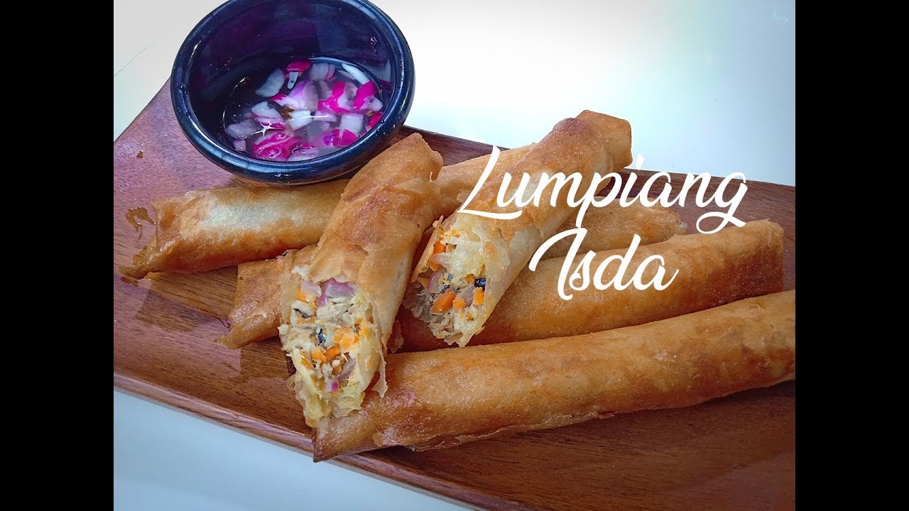 Lumpiang Isda (fish lumpia) - YouTube