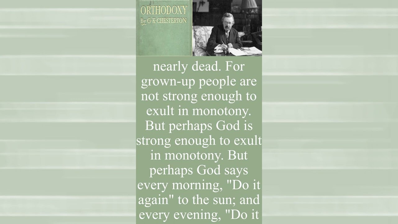 Chesterton Orthodoxy Quotes Theology Quotes G.K. Chesterton