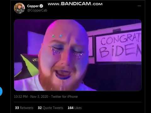 Coppercab Crying Over Trump & Drooling Everywhere - YouTube