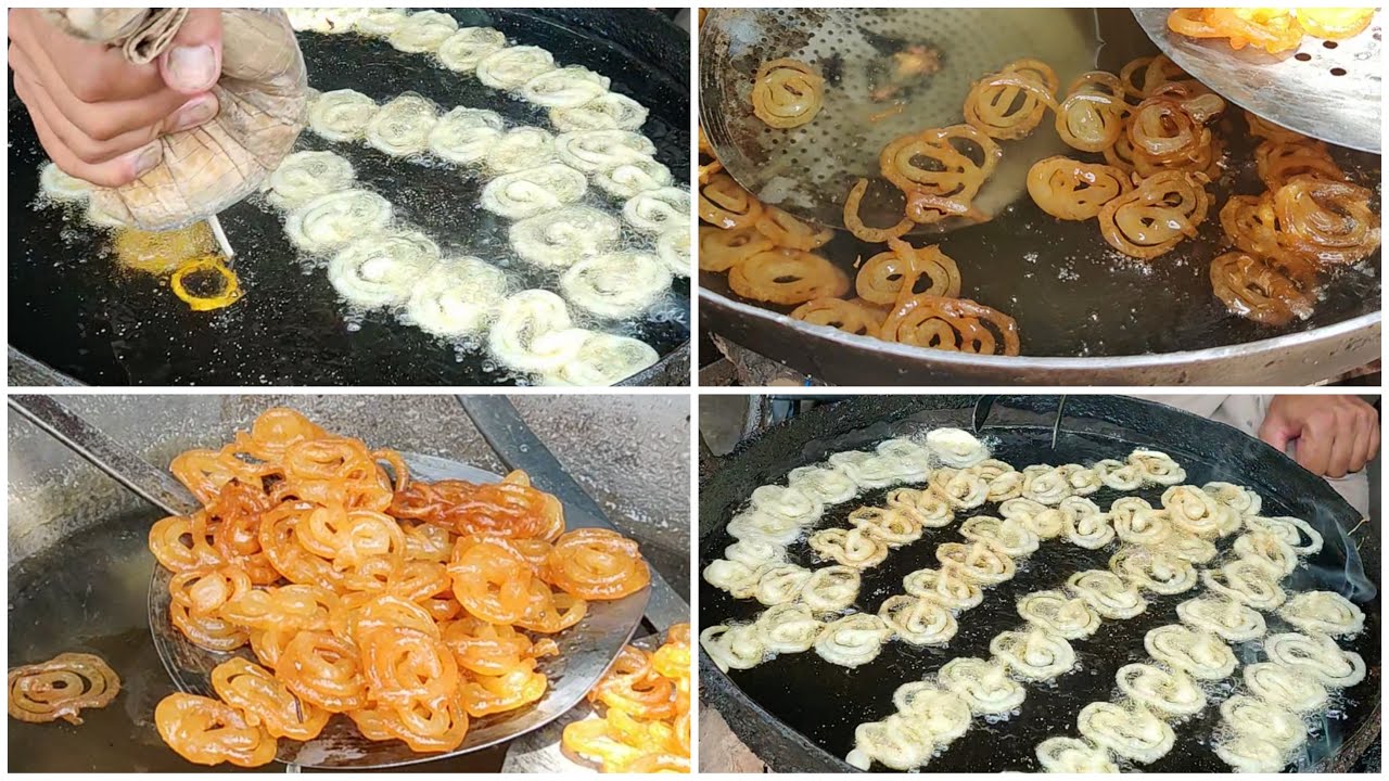 Amazing Jalebi Making Video On Street | Jalebi Making Video in Rahim ...