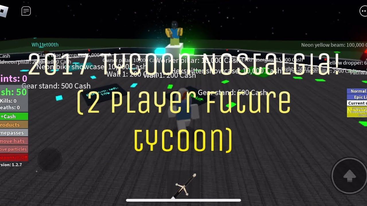 2017 Roblox Nostalgia! (2 Player Future Tycoon Gameplay) [Mobile ...