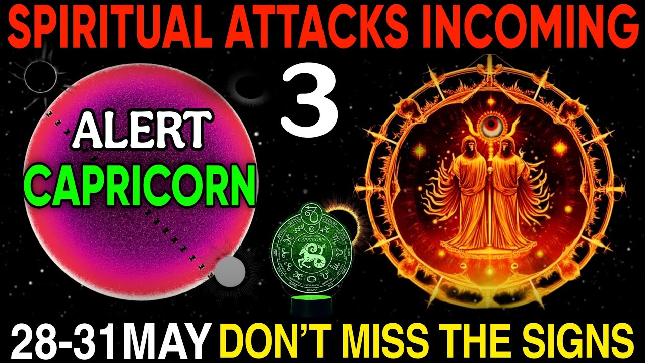 🔮 Capricorn WARNING: 3 Spiritual Attacks 😱 May 28–31 That Could Change ...
