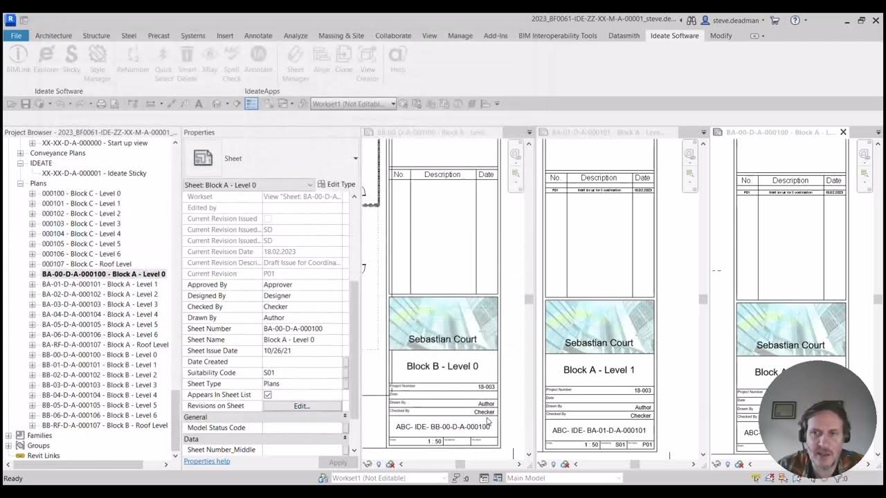 Managing Revisions in Revit using Ideate BIMLink - YouTube