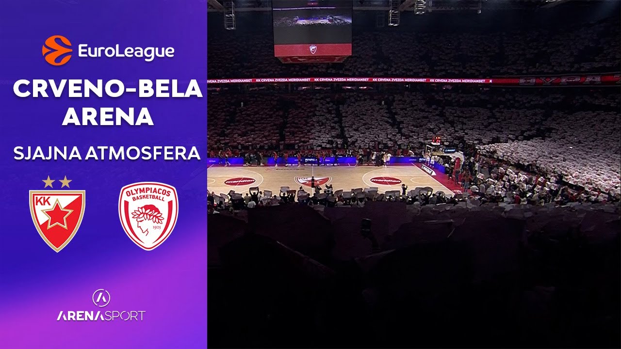 GORI ARENA PRED BRATSKI DERBI | Crvena zvezda - Olympiacos | Evroliga ...