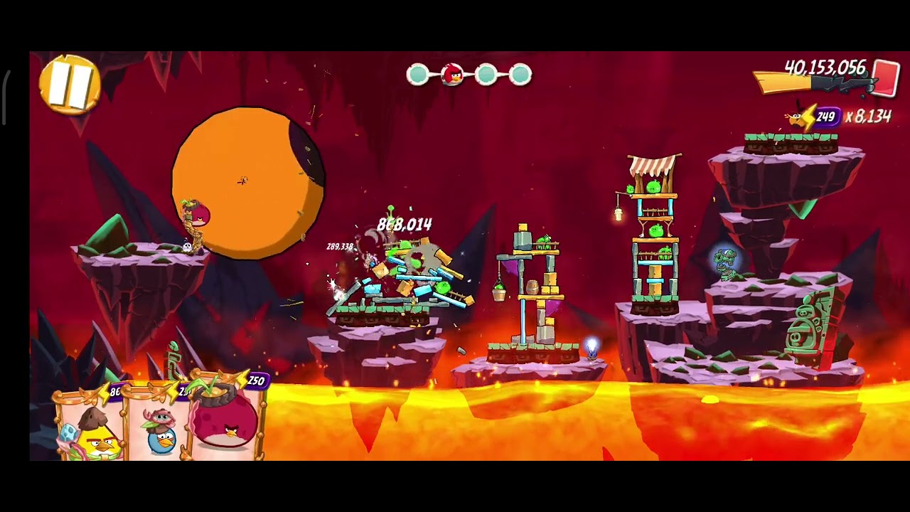 angry birds 2, a squawk-alyptic adventure, level 6, 29/08/2024 - YouTube