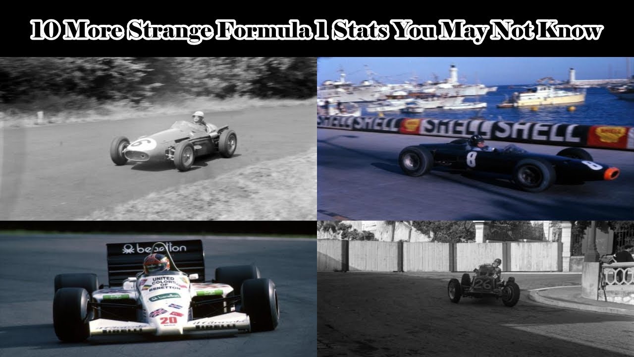 10 More Strange Formula 1 Stats & Facts You May Not Know - YouTube