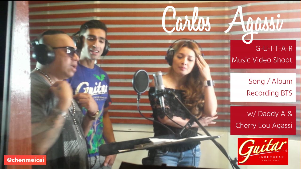 G-U-I-T-A-R Music Video Shoot & Recording (BTS) - Song by Carlos Agassi ...