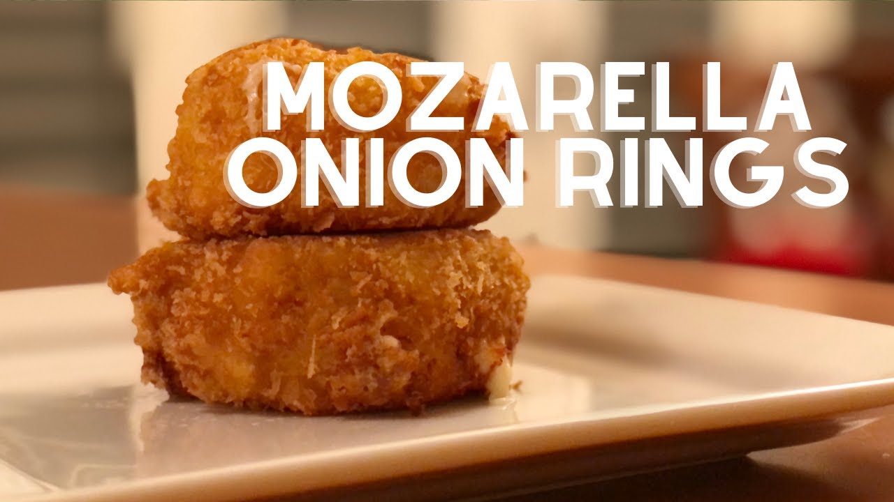 MOZARELLA ONION RINGS | YOU HAVE TO TRY THIS RECIPE! (English Version ...