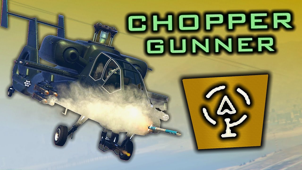 Taking On Players With The Chopper Gunner Of GTA Online! - YouTube